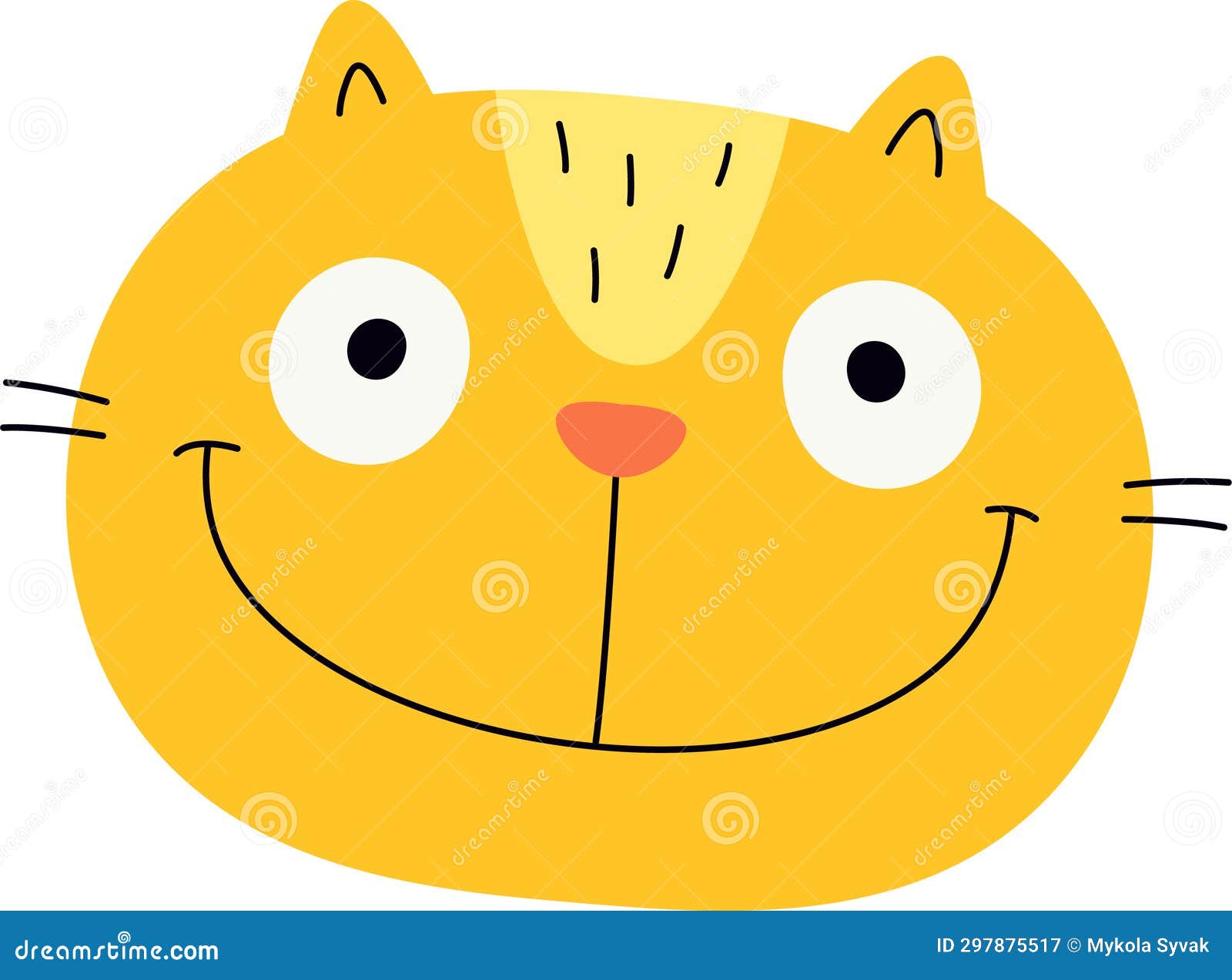 Cat Pet Face stock illustration. Illustration of purebred - 297875517