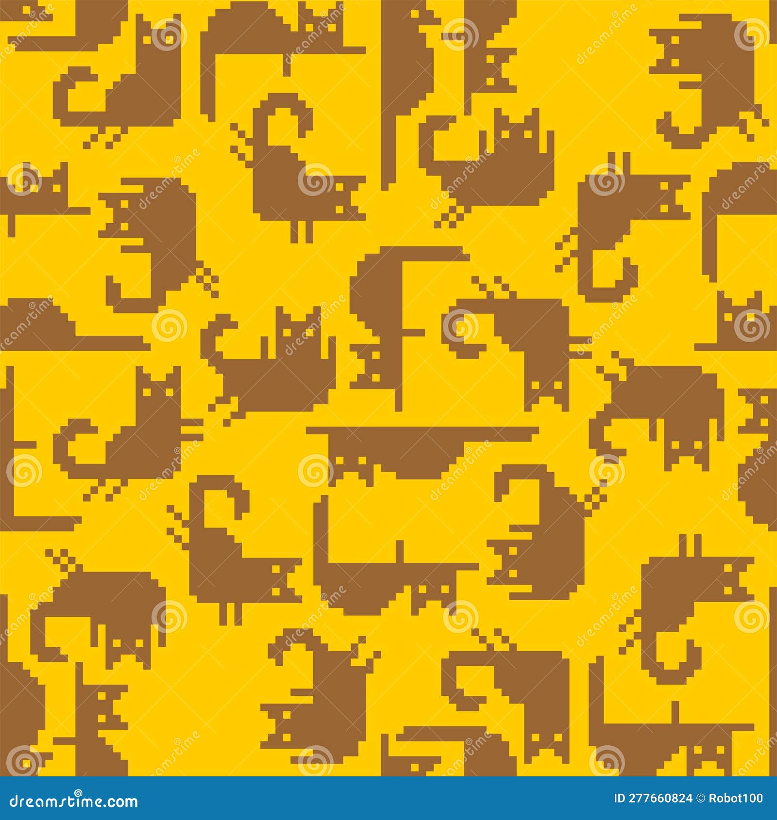 Pixel Art Drake. Waterfowl Duck Game Asset. Animal Vector Illustration ...