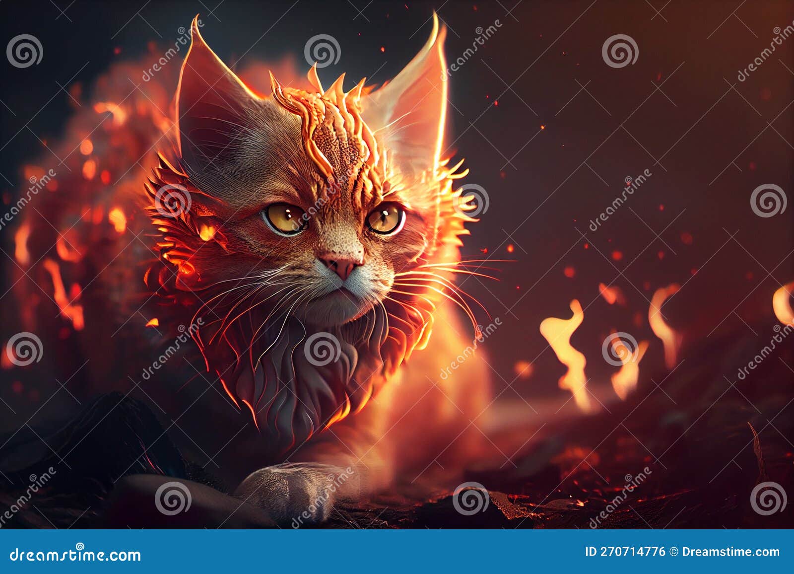 Flaming Dragon Head Symbols Cartoon Vector | CartoonDealer.com #50213435