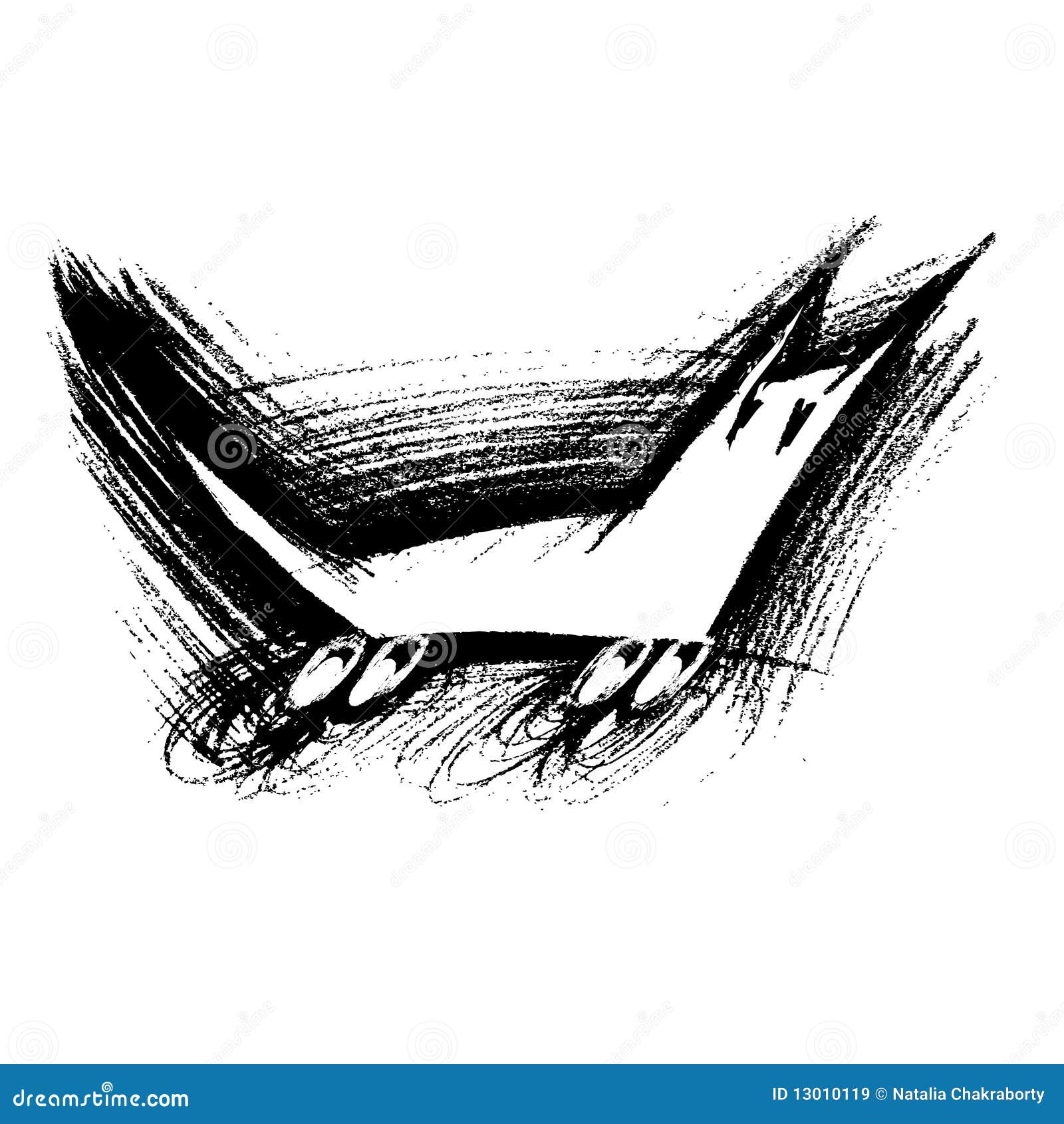 Cat-roller stock vector. Illustration of style, youth - 13010119