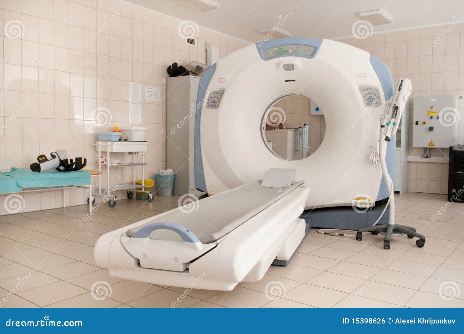 CAT Scan Machine stock photo. Image of healthcare, monitor - 15398626