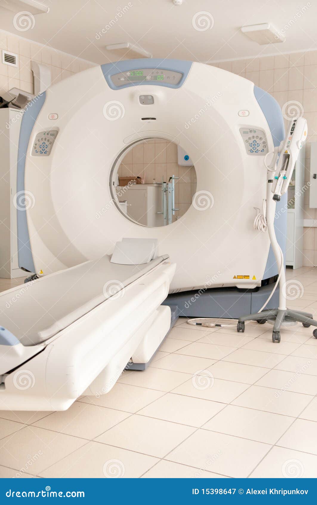 CAT Scan Machine stock image. Image of research, monitor - 15398647