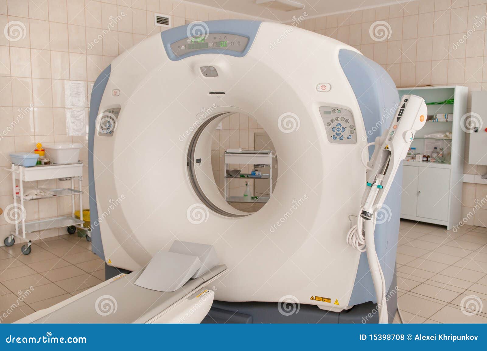 CAT Scan Machine stock photo. Image of machine, monitor - 15398708