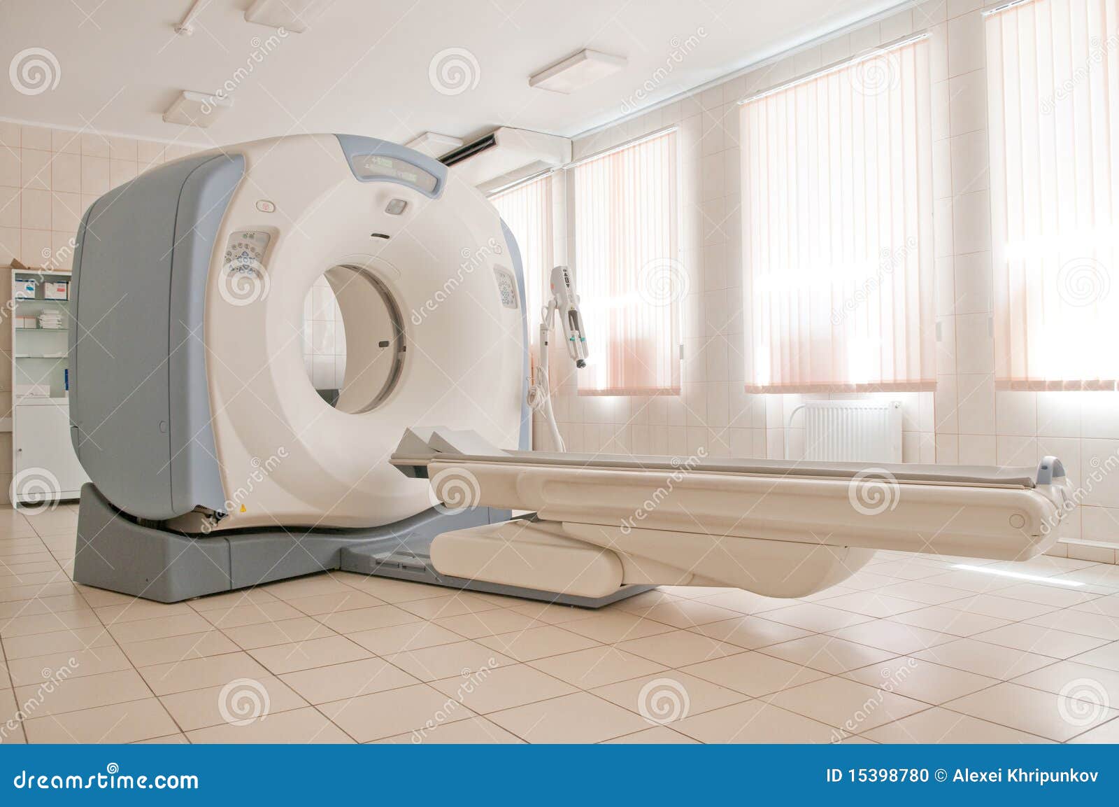 CAT Scan Machine stock photo. Image of monitor, xray - 15398780