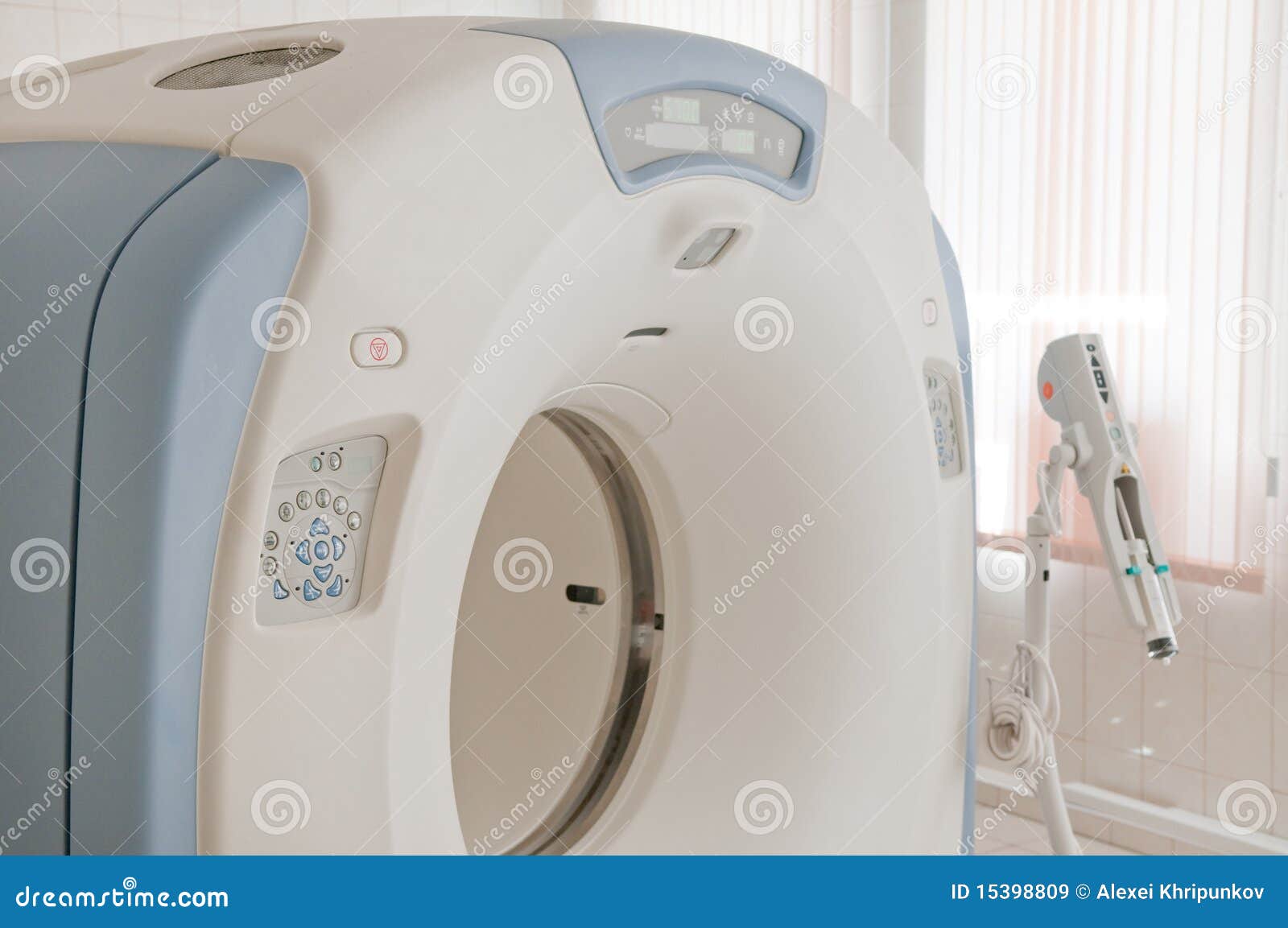 CAT Scan Machine stock image. Image of focused, hospital - 15398809