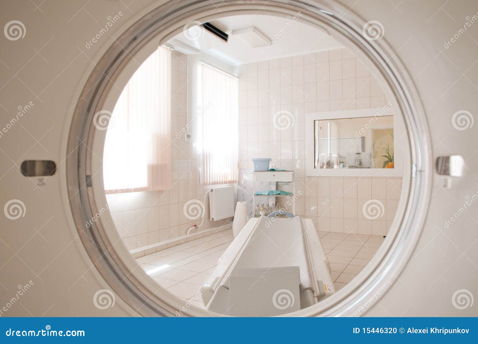 CAT Scan Machine stock photo. Image of doctor, concentration - 15446320