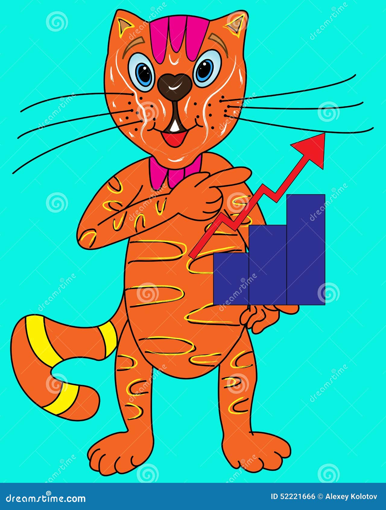 Cat and schedule stock illustration. Illustration of butterfly - 52221666