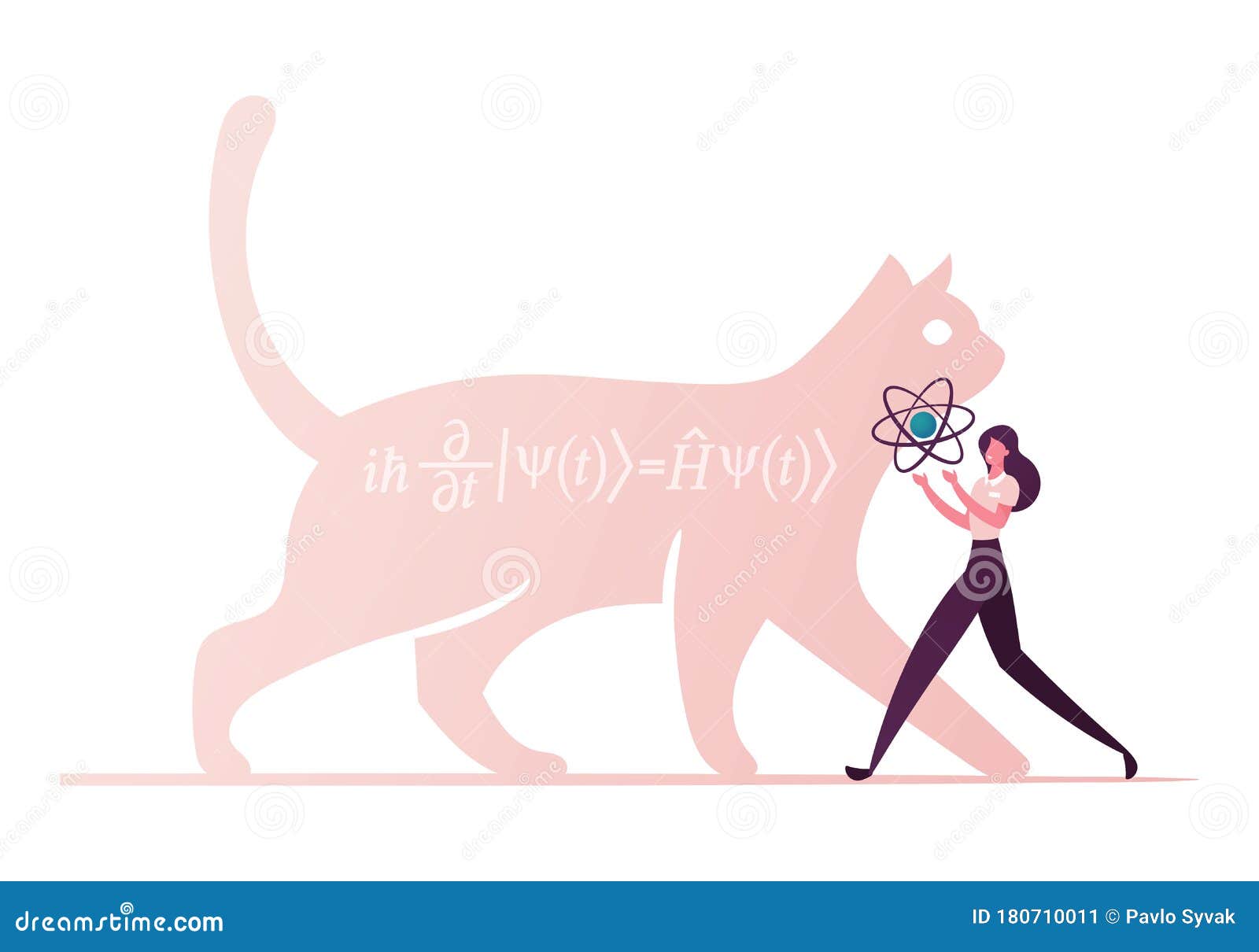 Quantum Superposition Cat In Box Vector Illustration | CartoonDealer ... Quantum Superposition Cat In Box Vector Illustration | CartoonDealer ...