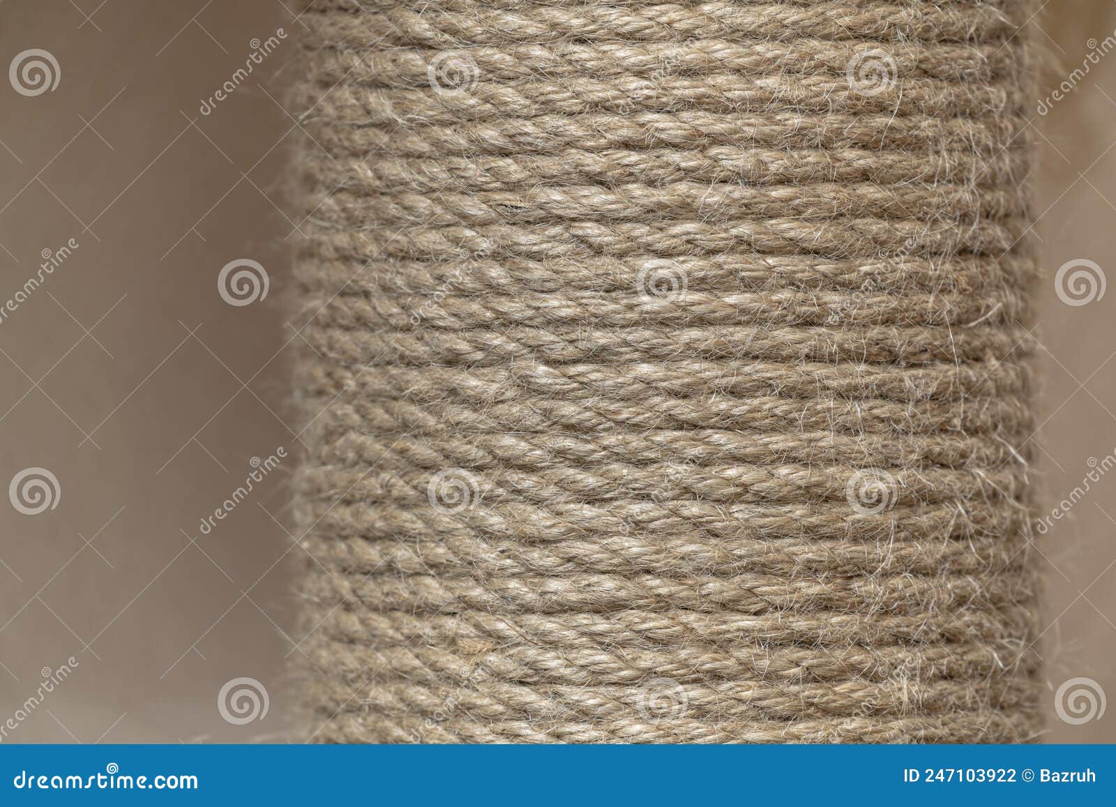Cat Scratching Post Jute Rope Stock Photo - Image of post, playing ...