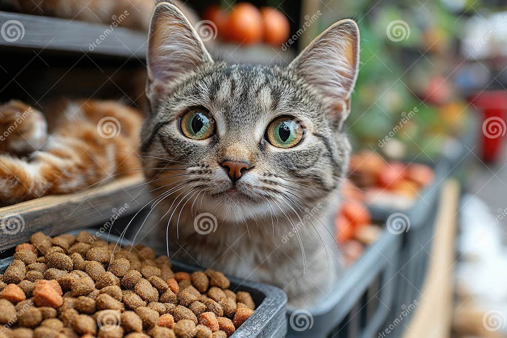 Cat-Shaped Container for Dry Cat Food: a Stylish and Functional Pe ...