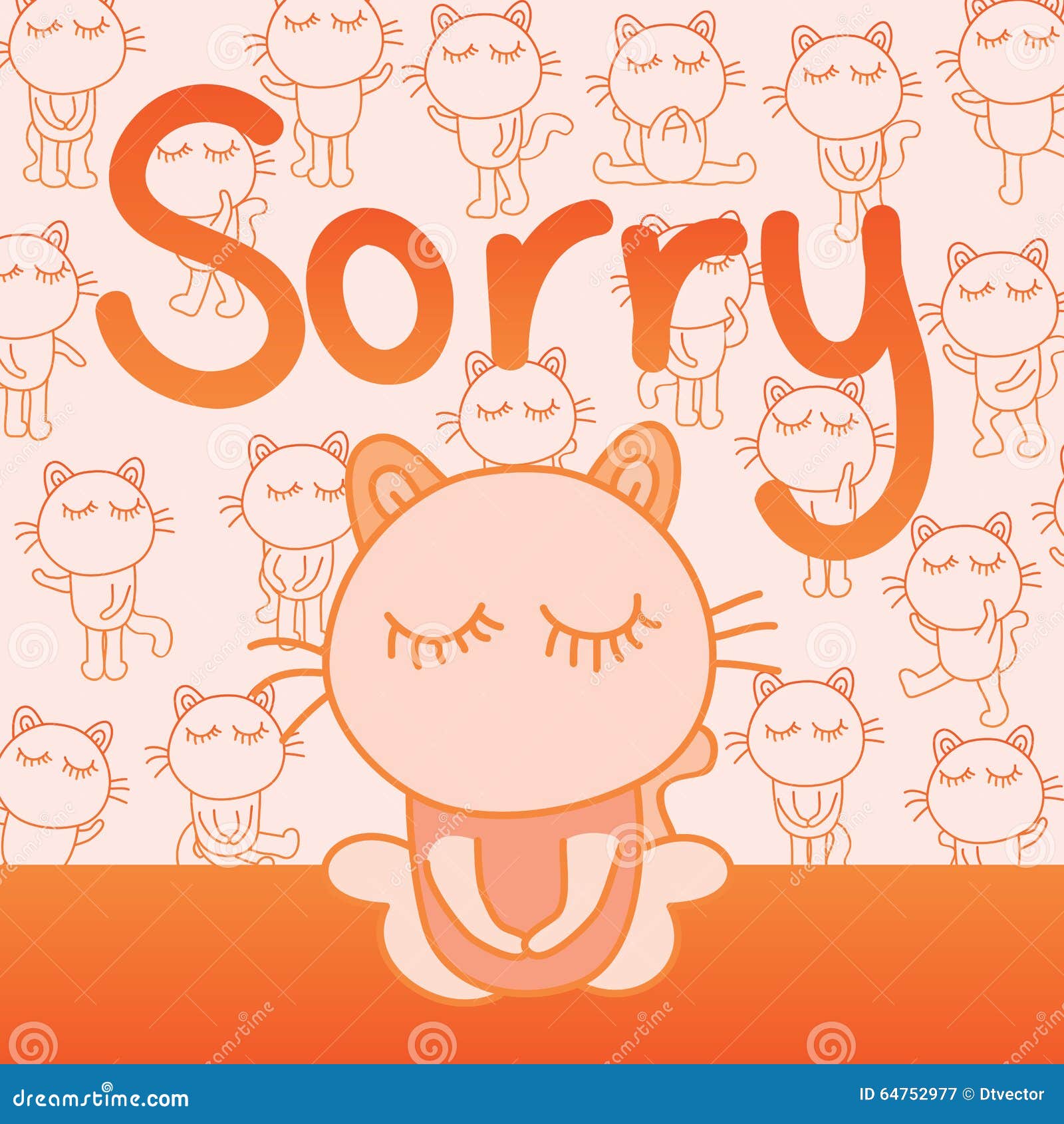 Cat Sorry Stock Illustrations – 364 Cat Sorry Stock Illustrations ...