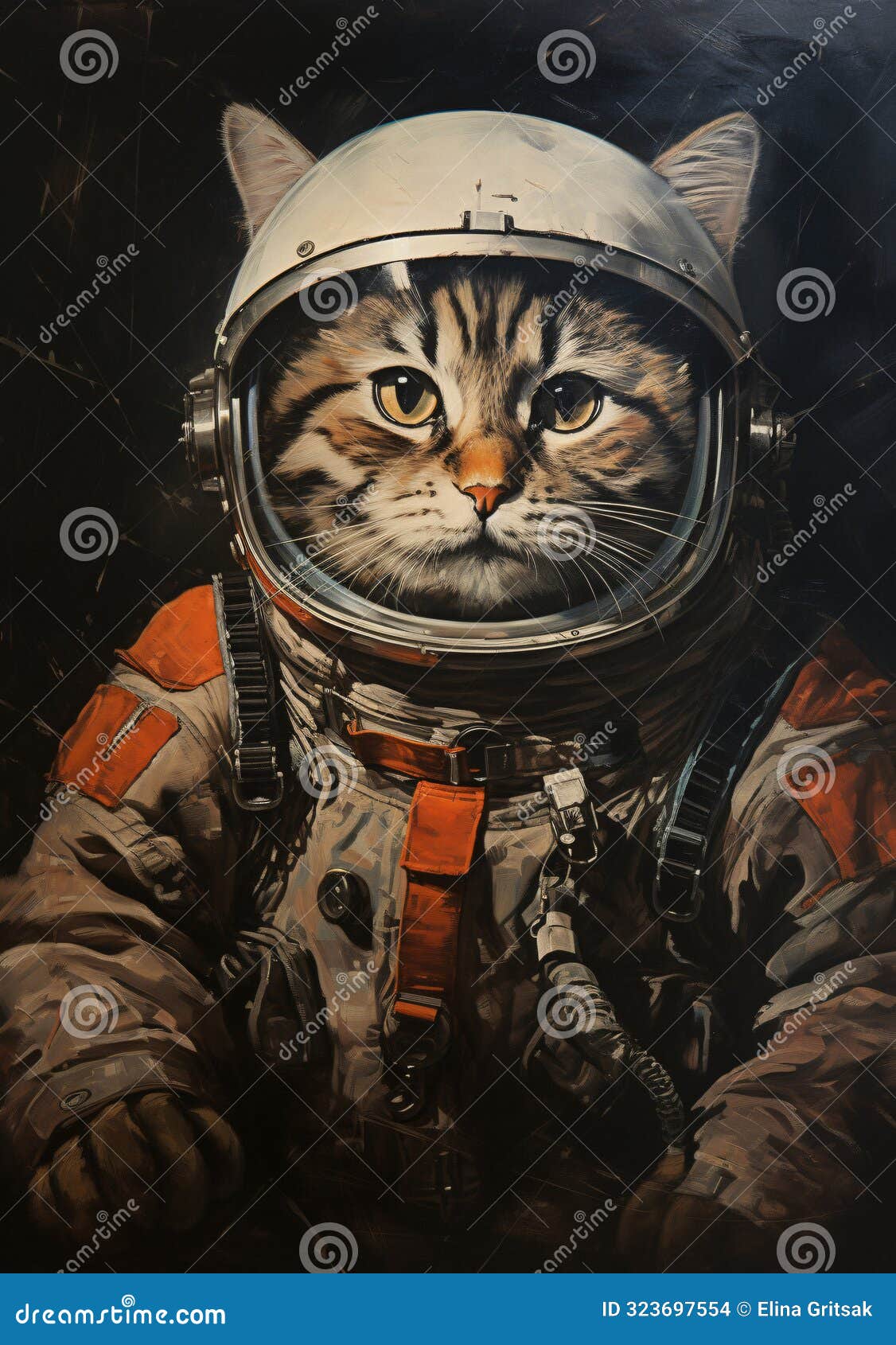 Cat Space Suit, Cosmonaut Cat, Portrait Spacesuit Cat, Stock ... Cat Space Suit, Cosmonaut Cat, Portrait Spacesuit Cat, Stock ...