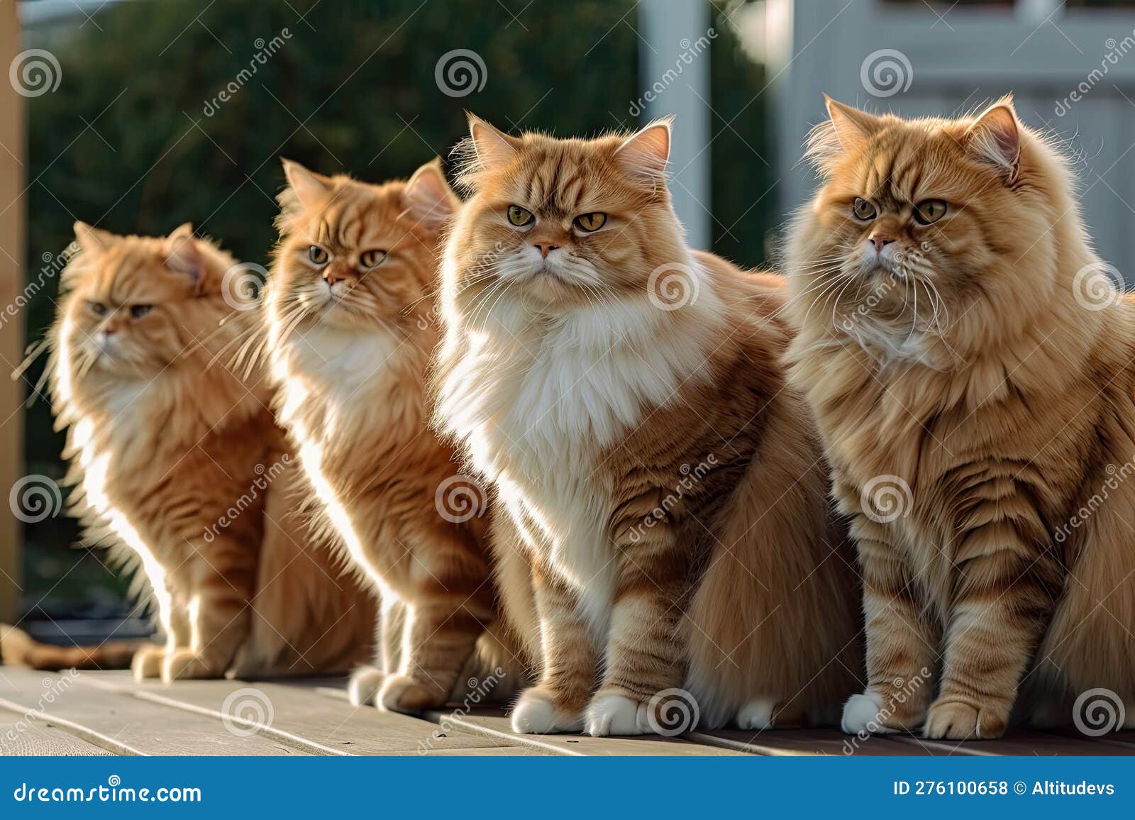 Cat Squad, Lined Up and Ready for Battle Stock Illustration - Illustration of combat, ready ...