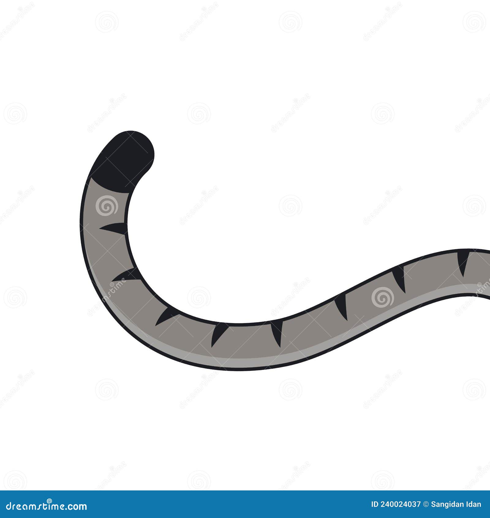 Cat Tail Vector Element Concept Design Template Stock Vector ...