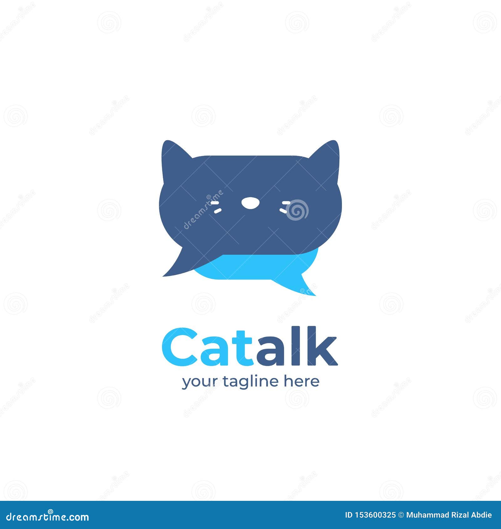 Logo For The Forum. Blue Color On A White Background Royalty-Free Stock ...