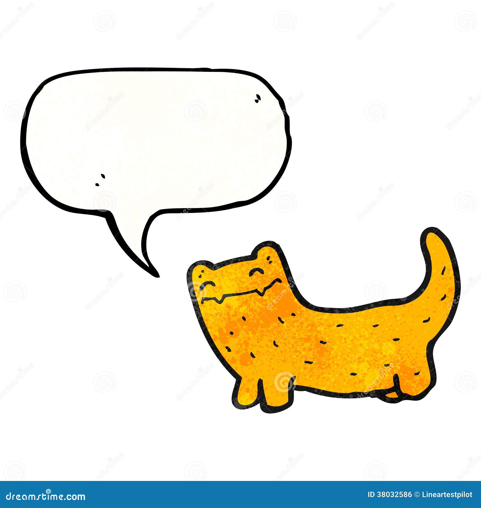 Cat Talking Cartoon Vector Illustration | CartoonDealer.com #38032586
