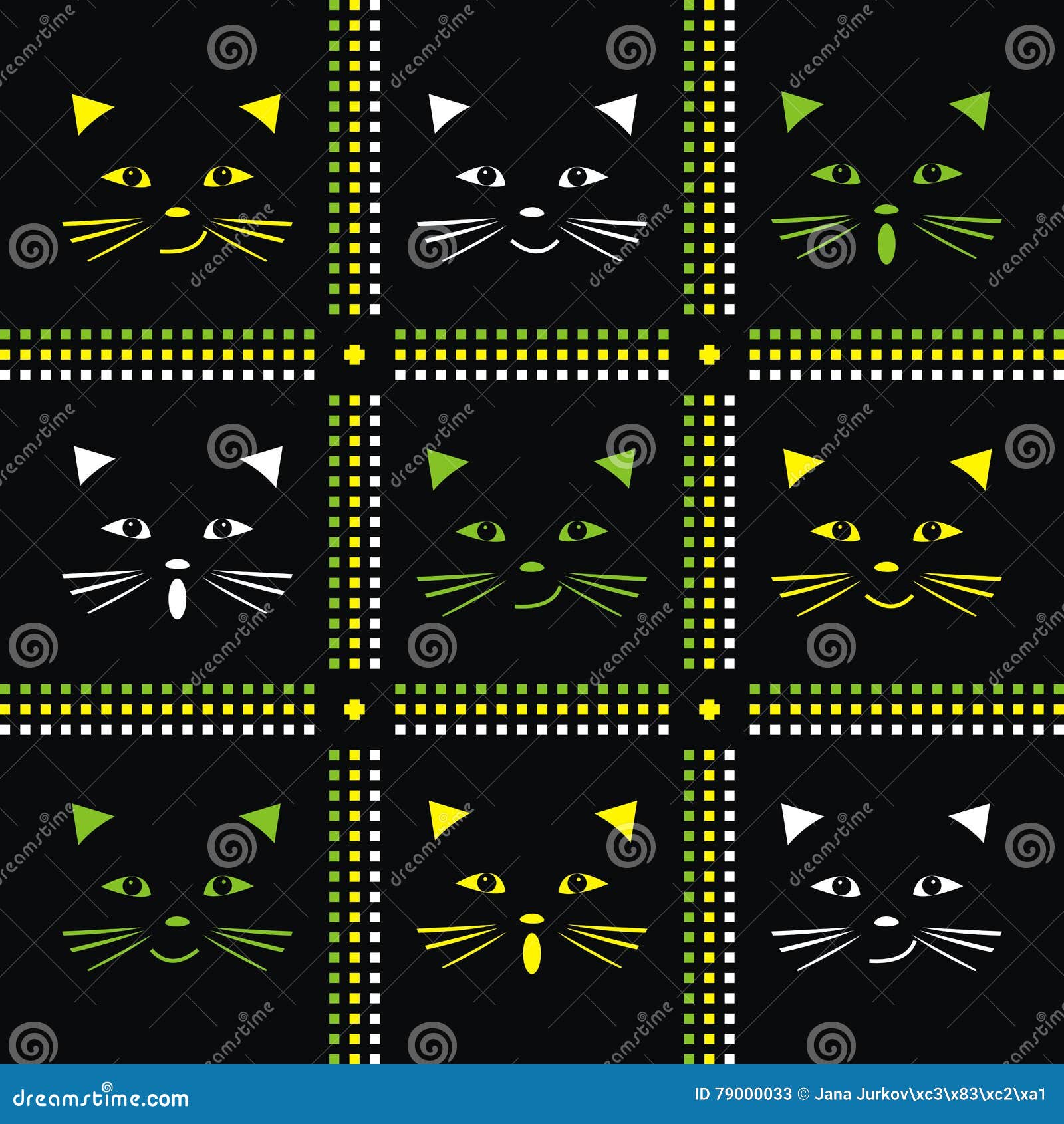 Cat, Texture, Vector Background Stock Vector - Illustration of ...