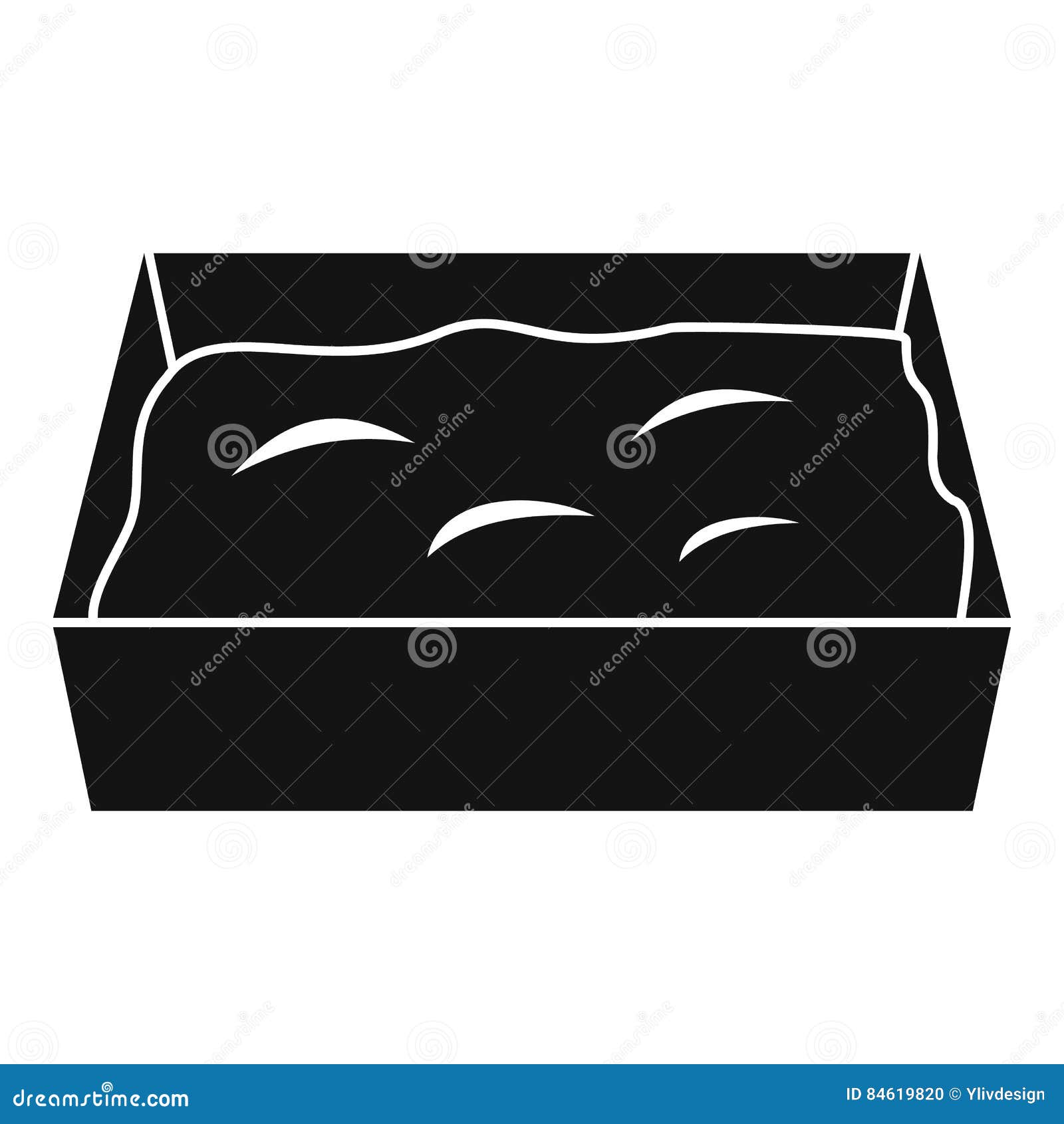 Cat Toilet Icon, Simple Style Stock Vector - Illustration of hygiene ...