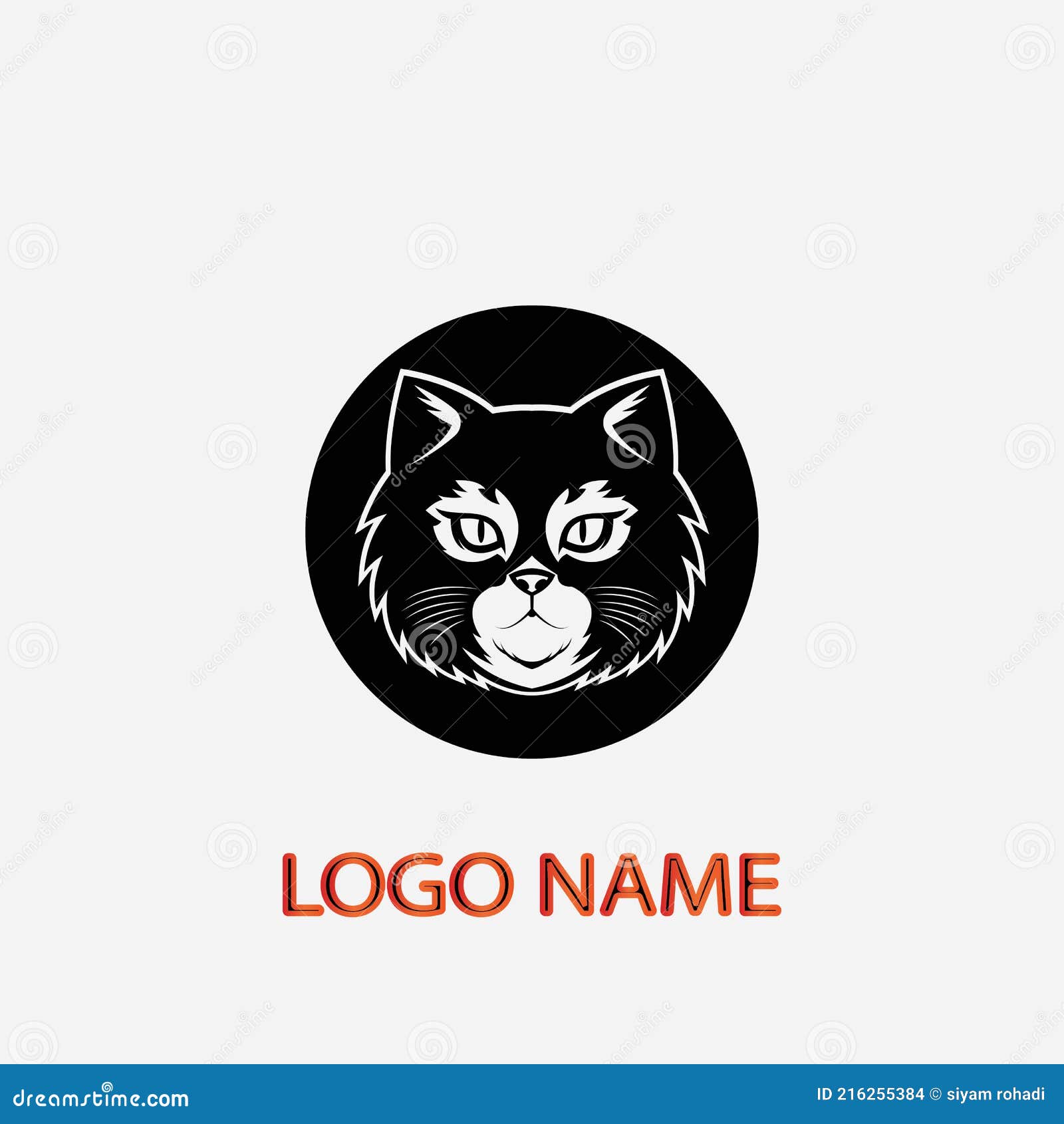 Cat Vector Illustration Design Icon Logo Stock Vector - Illustration of ...