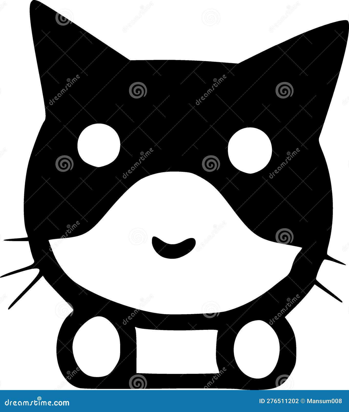 Cat. Web Icon Simple Illustration Stock Illustration - Illustration of ...