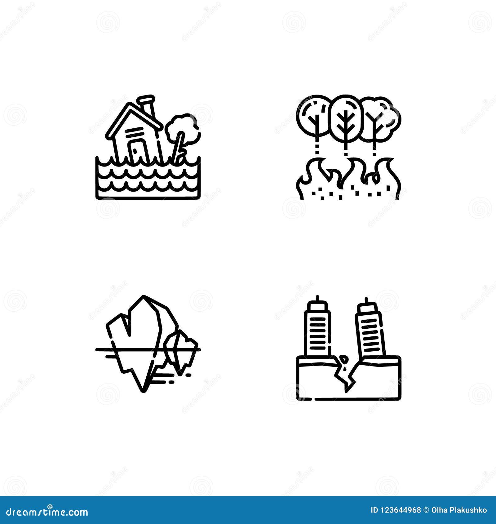 Catac stock illustration. Illustration of disaster, sign - 123644968