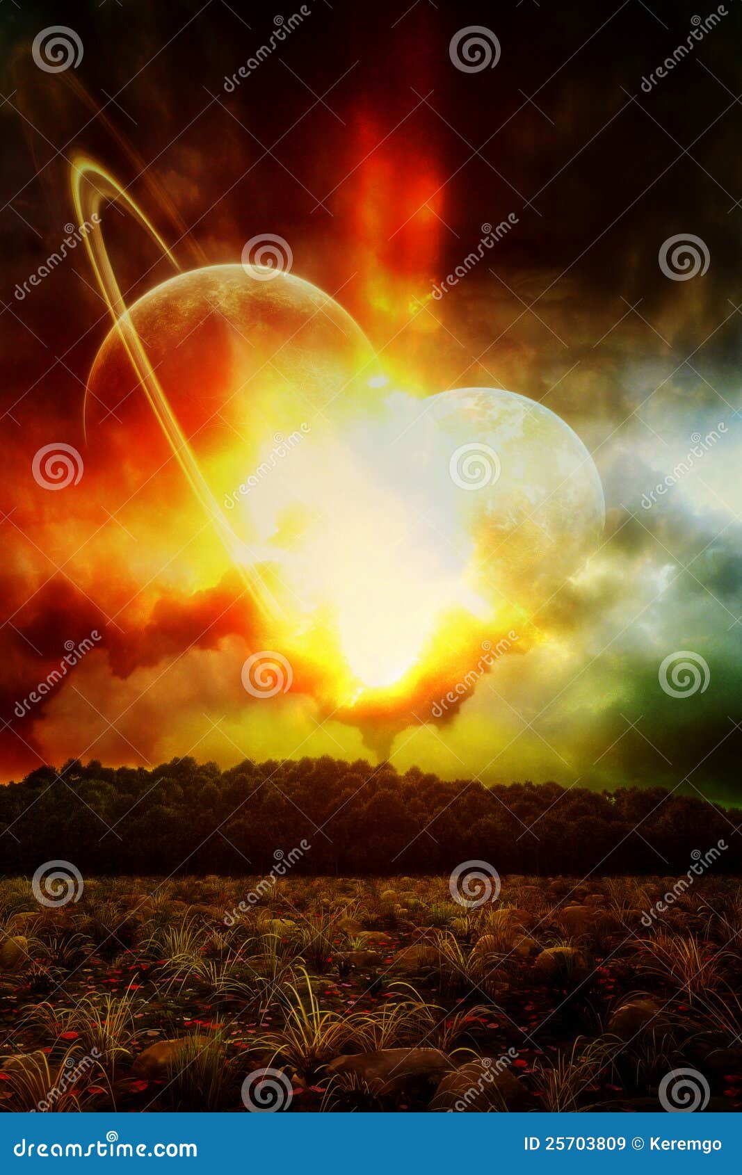 Cataclysm stock image. Image of flare, delusion, color - 25703809