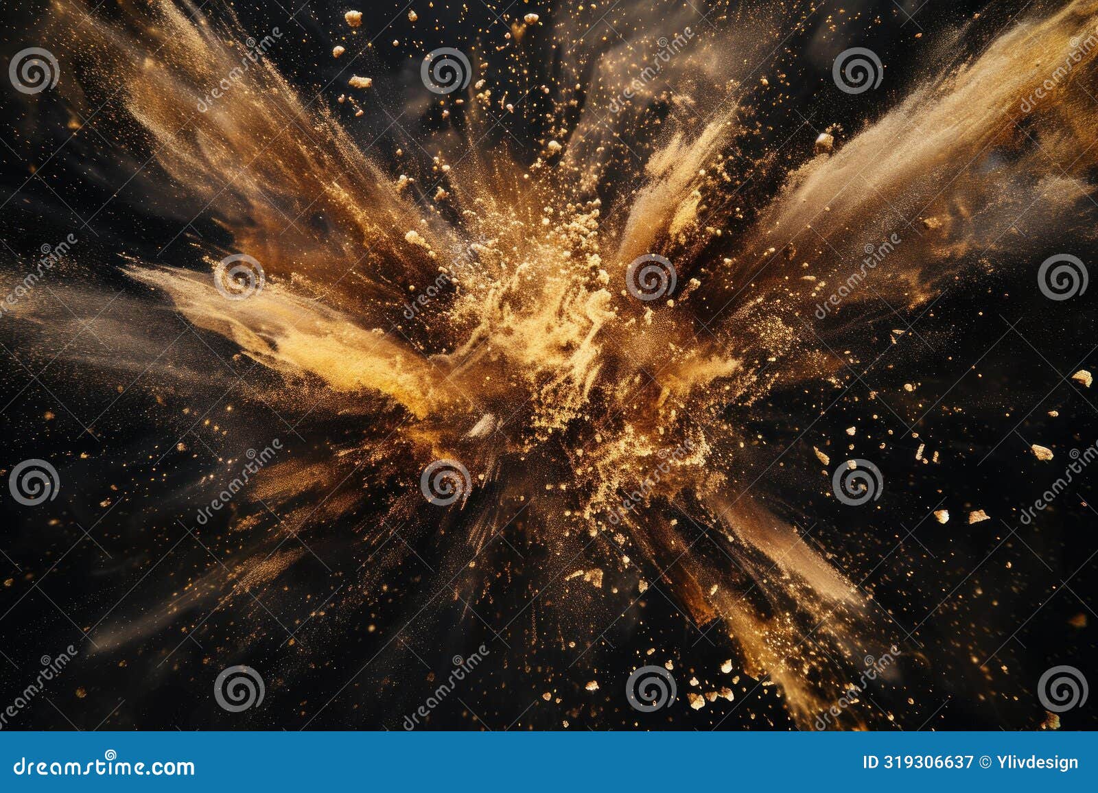 Gold Explosion Background Royalty-Free Stock Photography ...