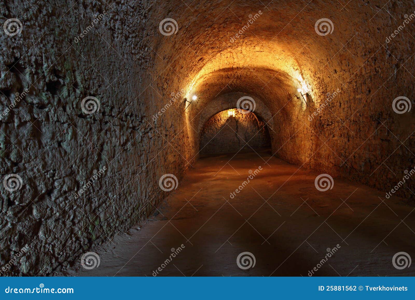 Catacombs stock photo. Image of cemetery, geology, cave - 25881562