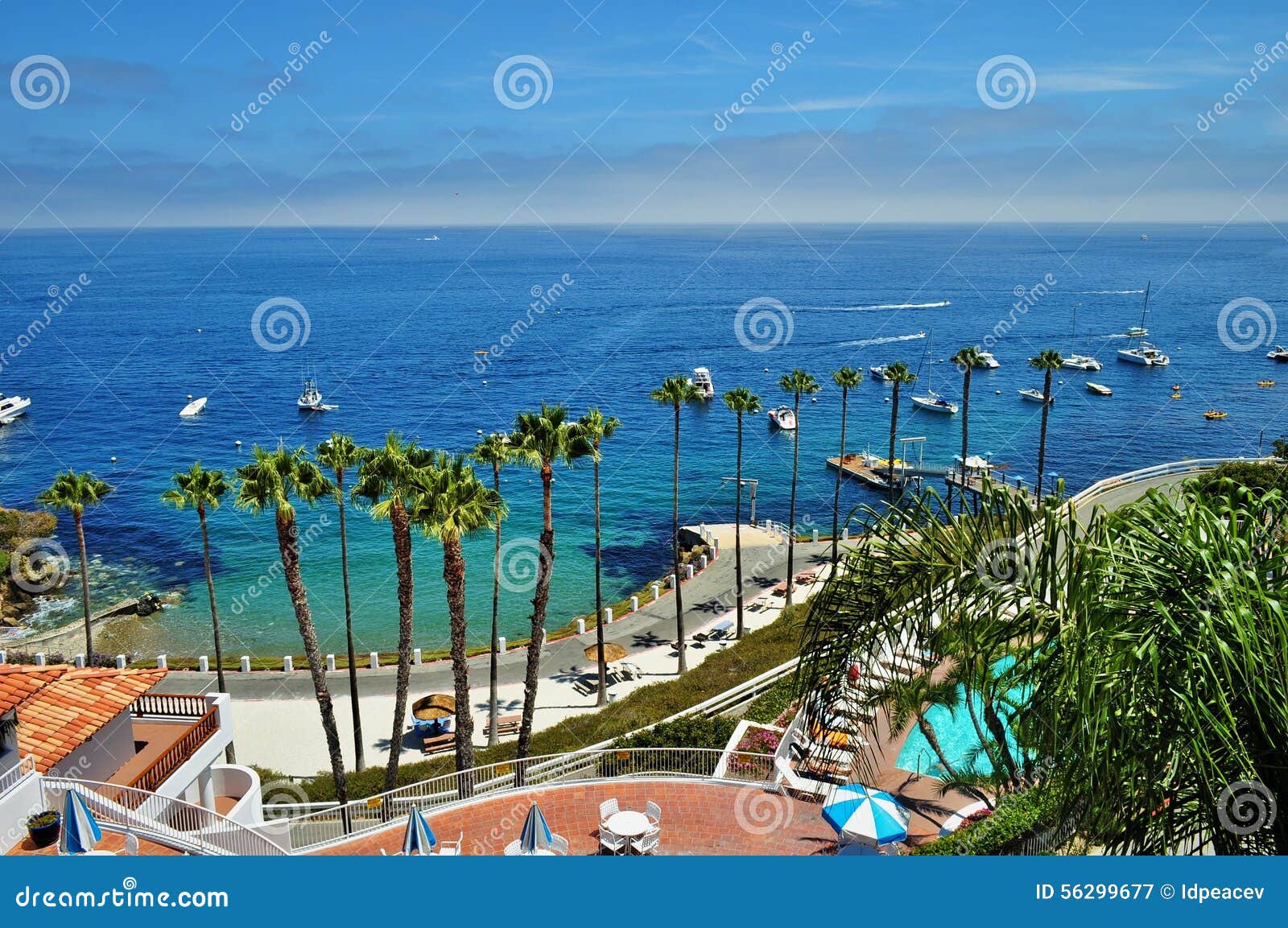 Catalina Island stock image. Image of relaxing, beach - 56299677