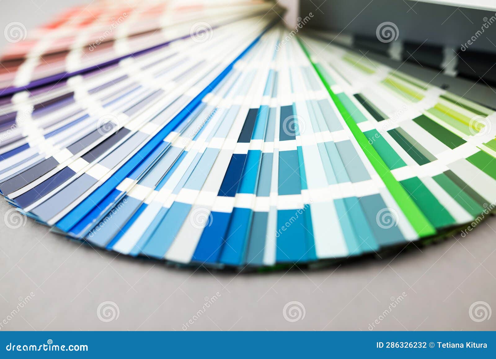 Catalog of color samples stock photo. Image of design - 286326232