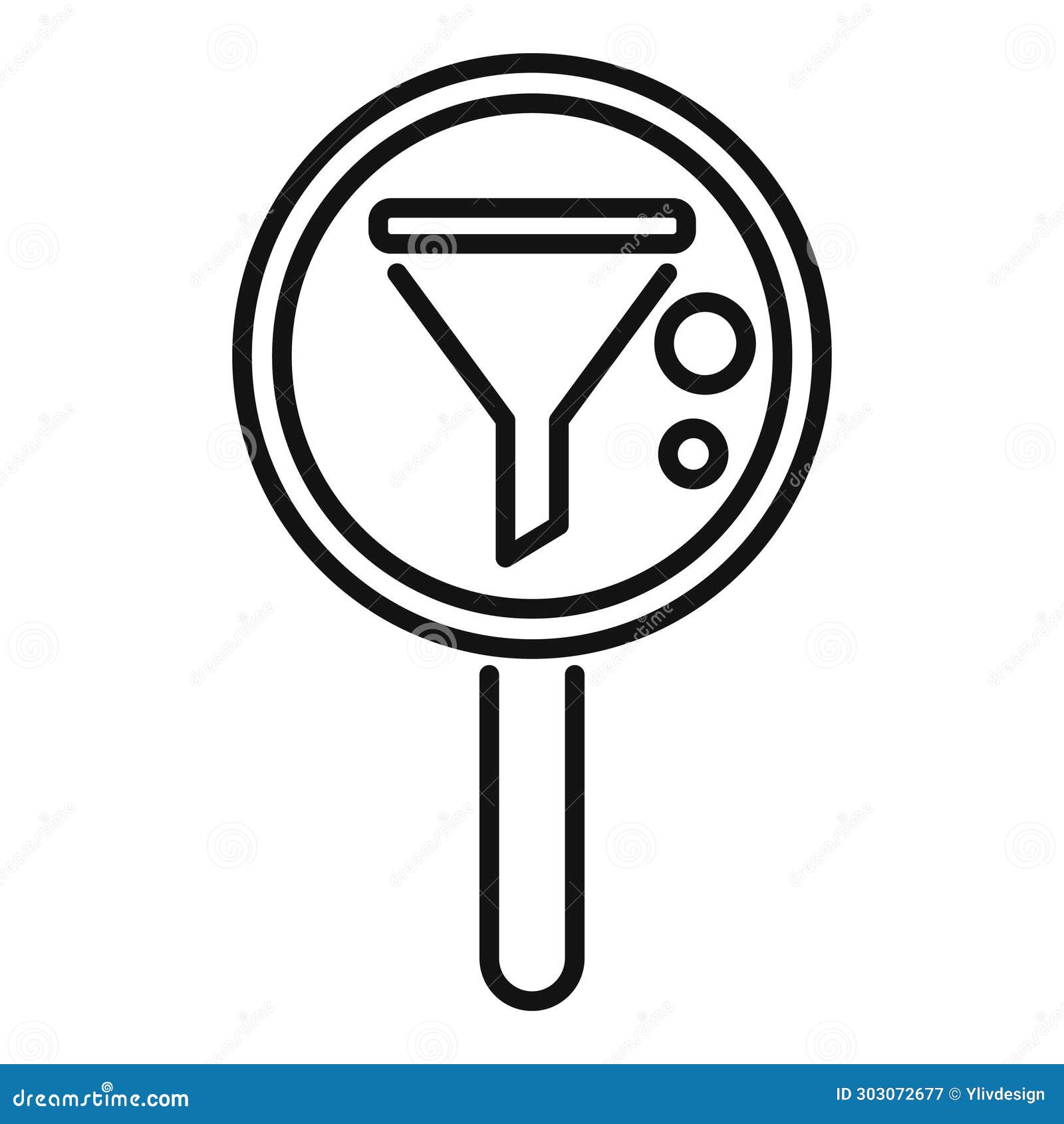 Catalog Filter Icon Outline Vector. App Web Leak Stock Illustration ...