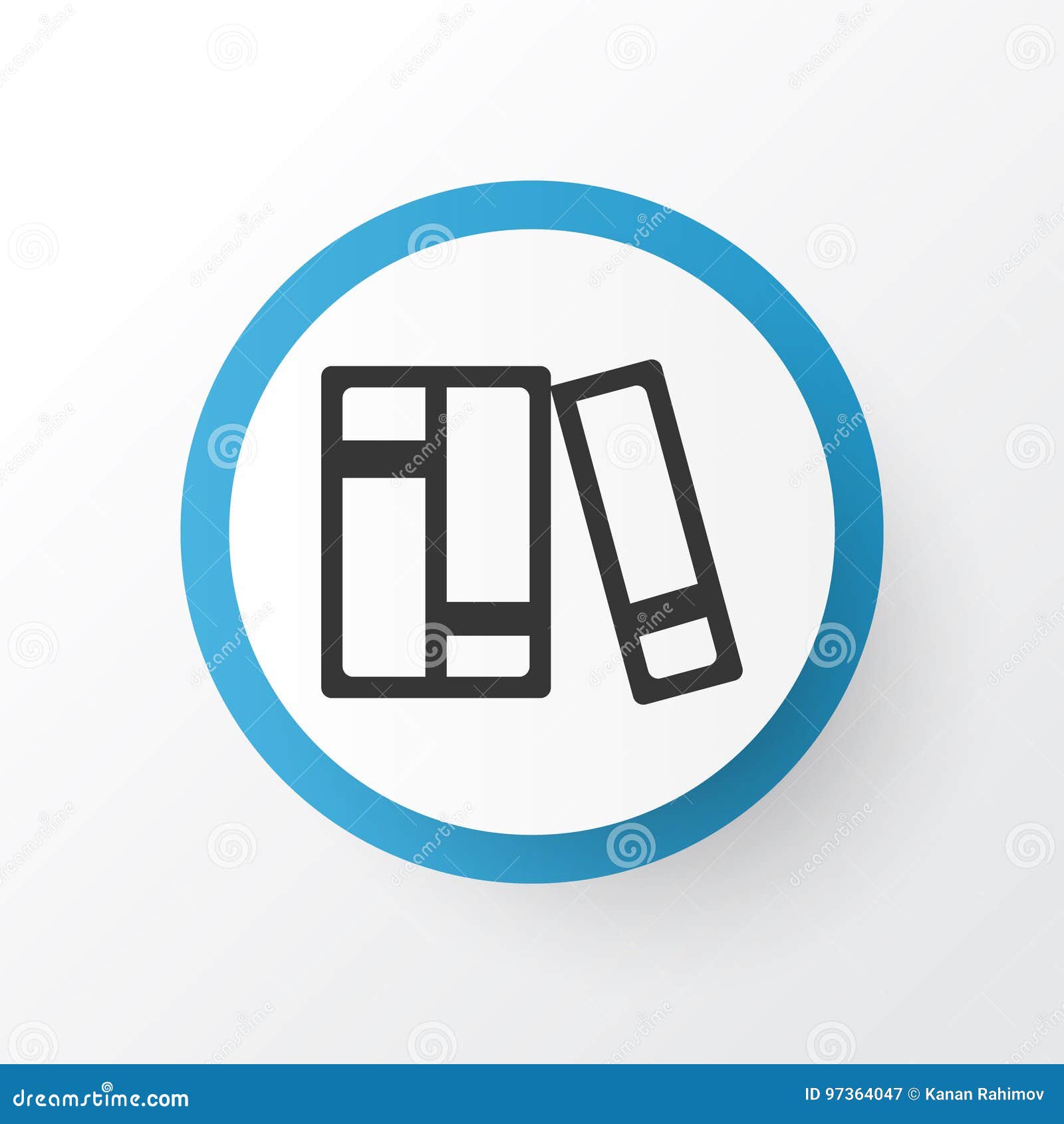 Catalog Icon Symbol. Premium Quality Isolated Bookshelf Element in ...