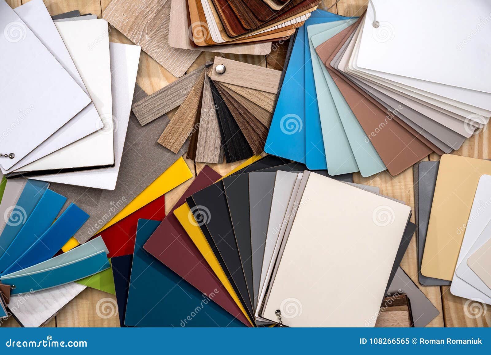 Catalog of Laminating Samples Stock Image - Image of production, glue ...