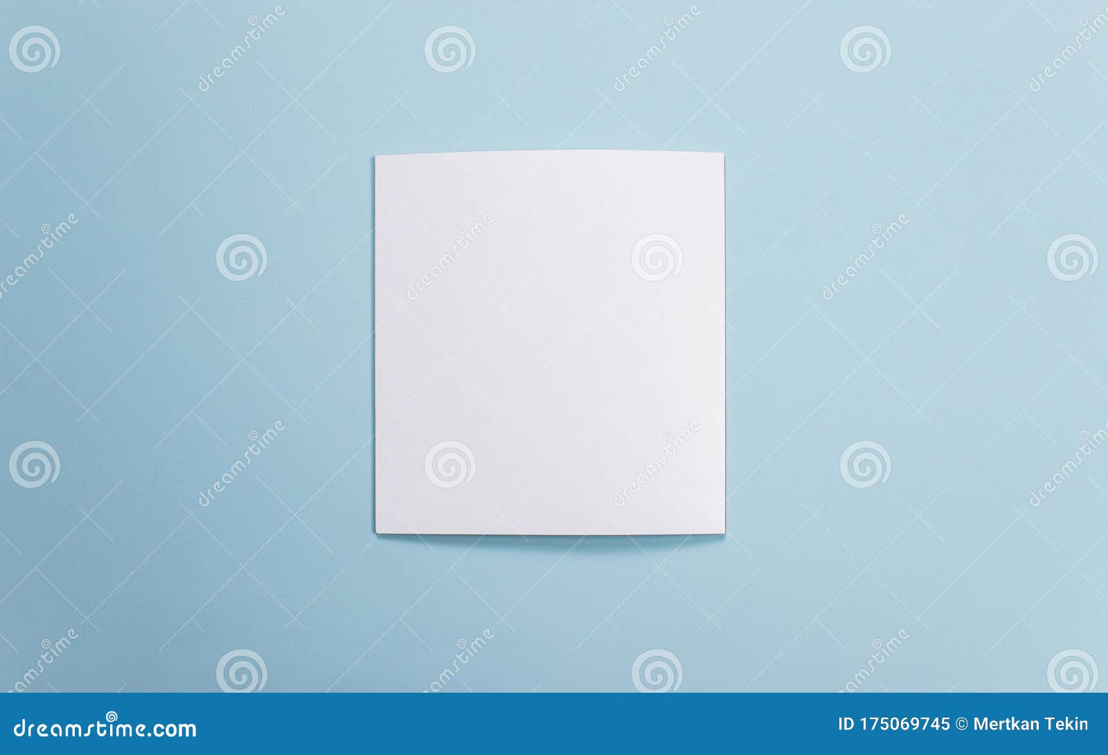 Catalog Mockup, Blue Backdrop, Isolated Background, for Graphic ...