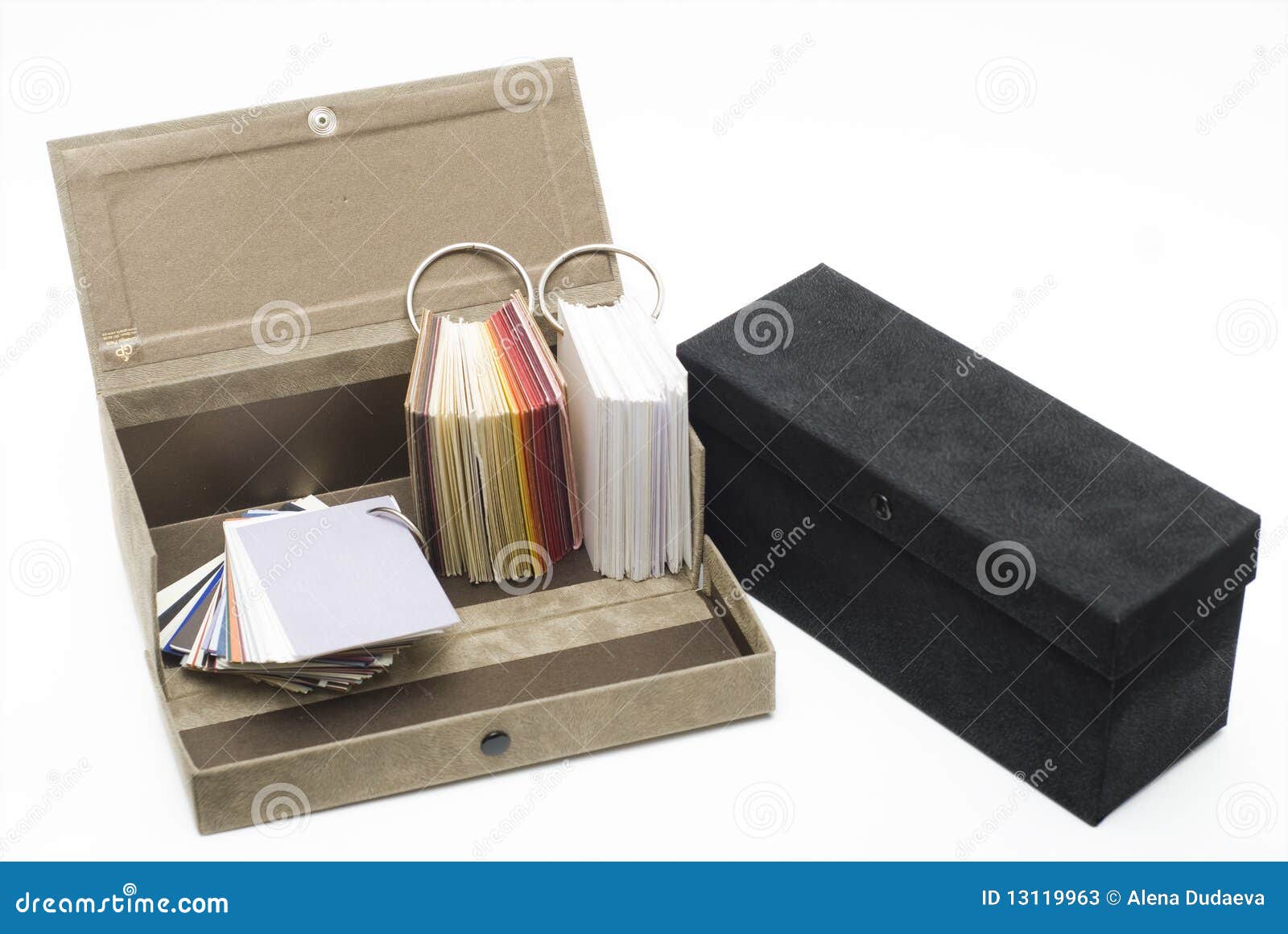 Catalog paper in a box stock image. Image of coloured - 13119963