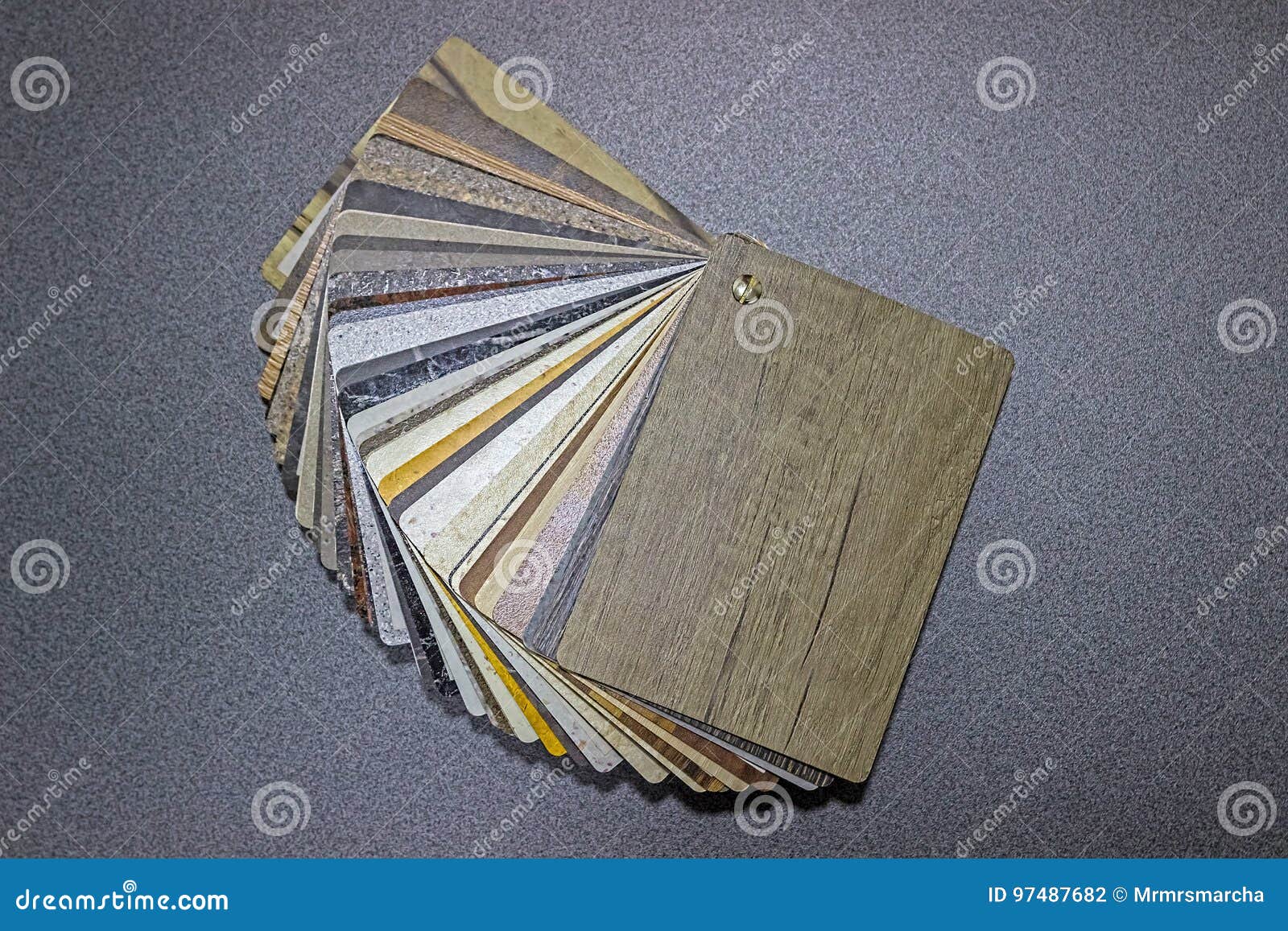 Catalog of Samples of Materials. Finishing Material. Stock Photo ...