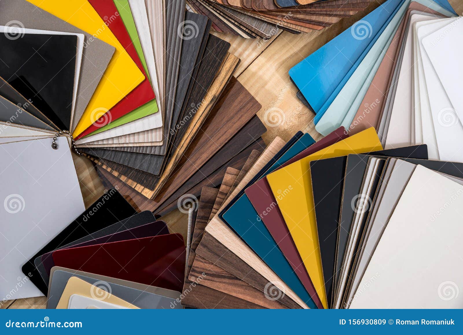 Catalog of Samples of Wood Chips in Color Stock Image - Image of ...