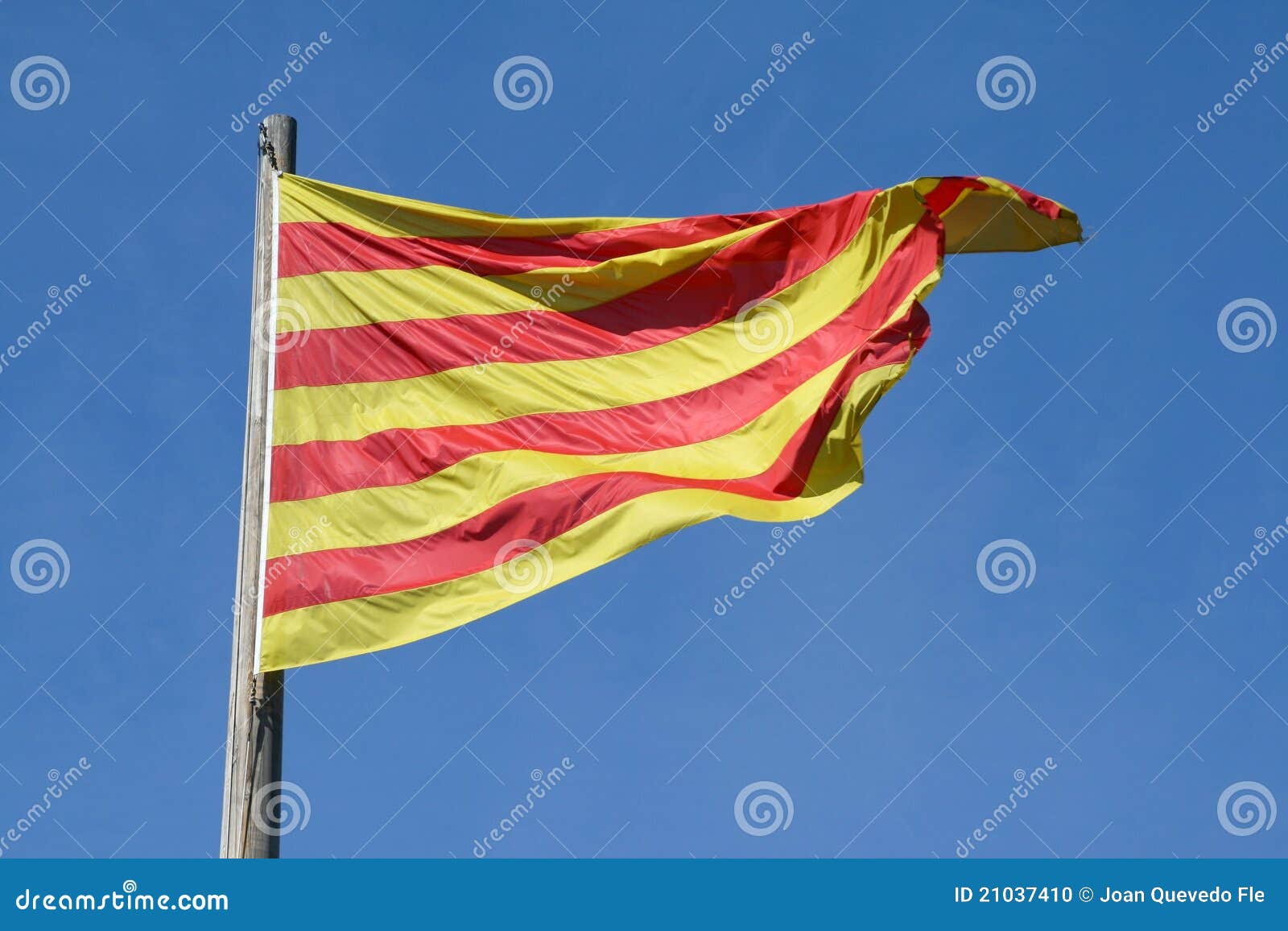 Catalonian flag stock photo. Image of colours, spain - 21037410