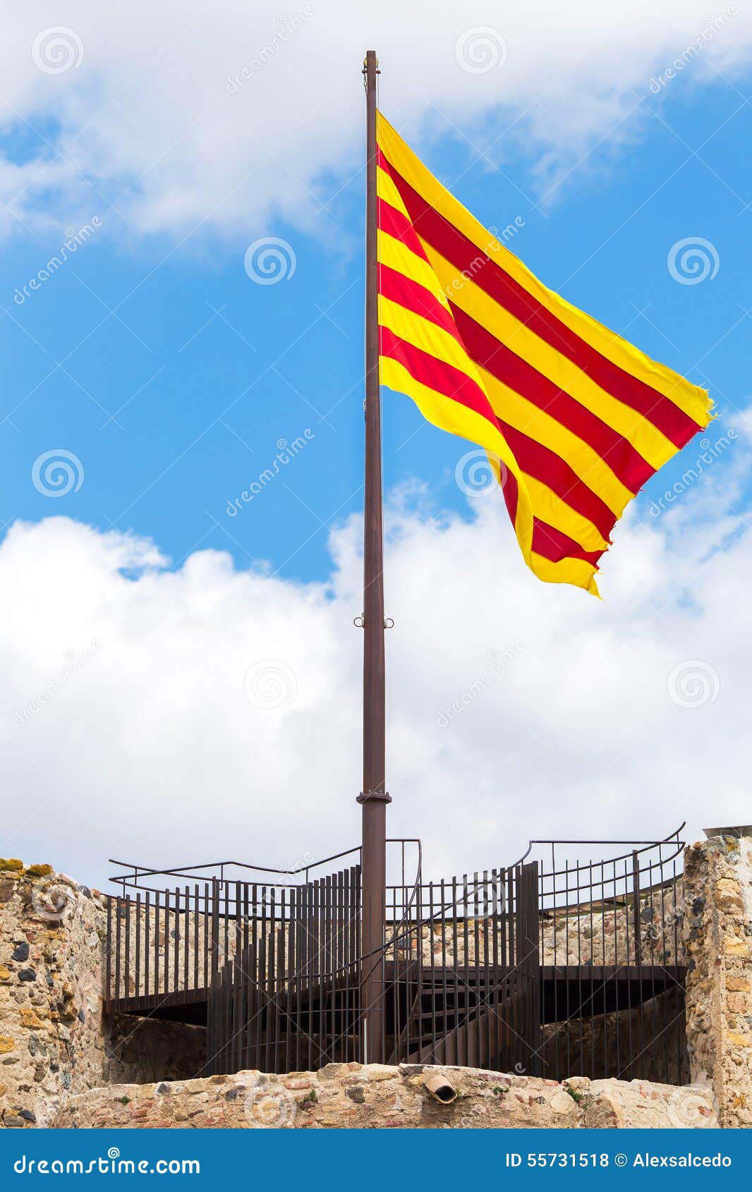 Catalonian Flag Royalty-Free Stock Image | CartoonDealer.com #135883180