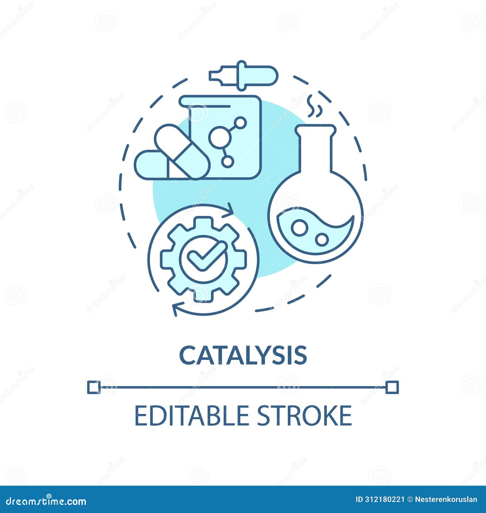 Catalysis Soft Blue Concept Icon Cartoon Vector | CartoonDealer.com ... Catalysis Soft Blue Concept Icon Cartoon Vector | CartoonDealer.com ...