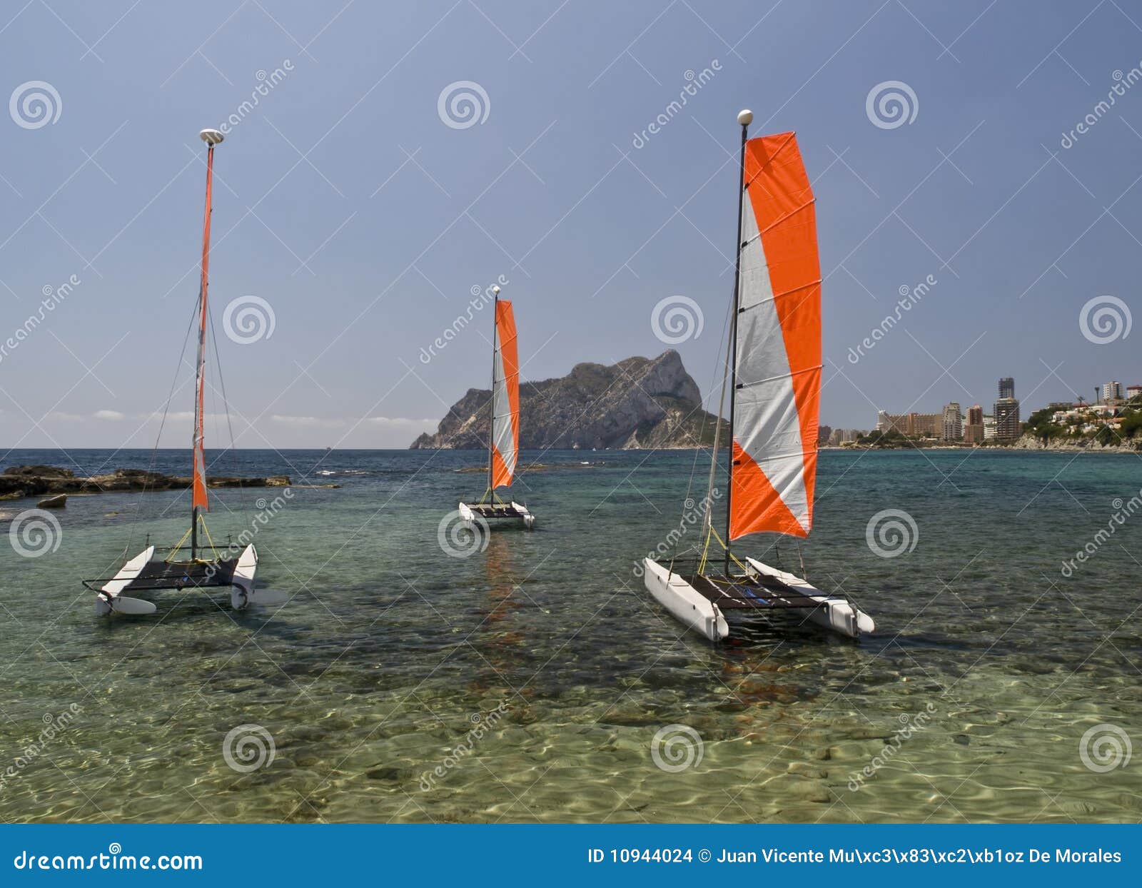 Catamaran at the Beach stock photo. Image of summer, catamaran - 10944024