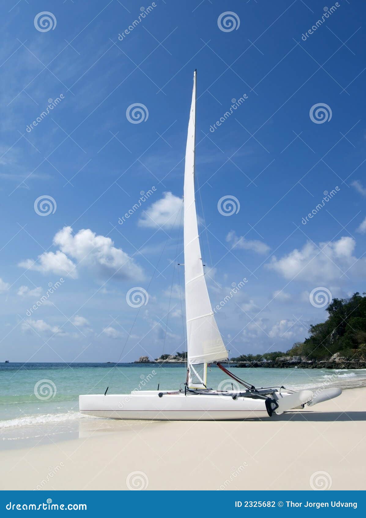 Catamaran on the beach stock photo. Image of resort, weekend - 2325682