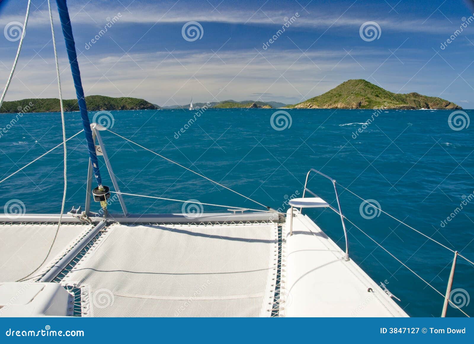Catamaran sea view stock image. Image of tropical, coastal - 3847127