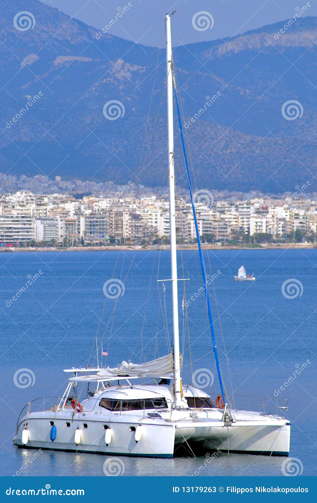 Catamaran ship stock image. Image of holiday, travel - 13179263