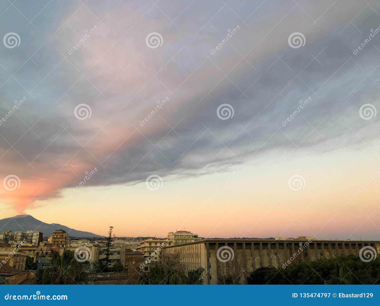 Catania: 27 December 2018 stock image. Image of light - 135474797