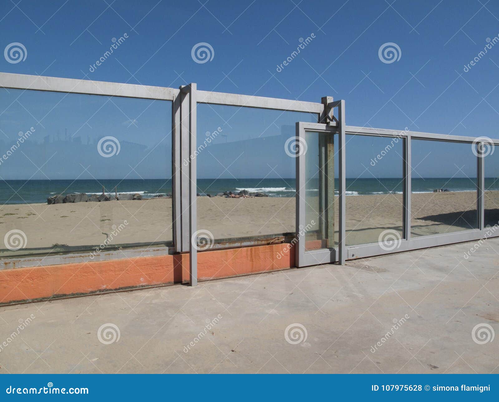 Built Structure Near the Beach Editorial Stock Photo - Image of surreal ...