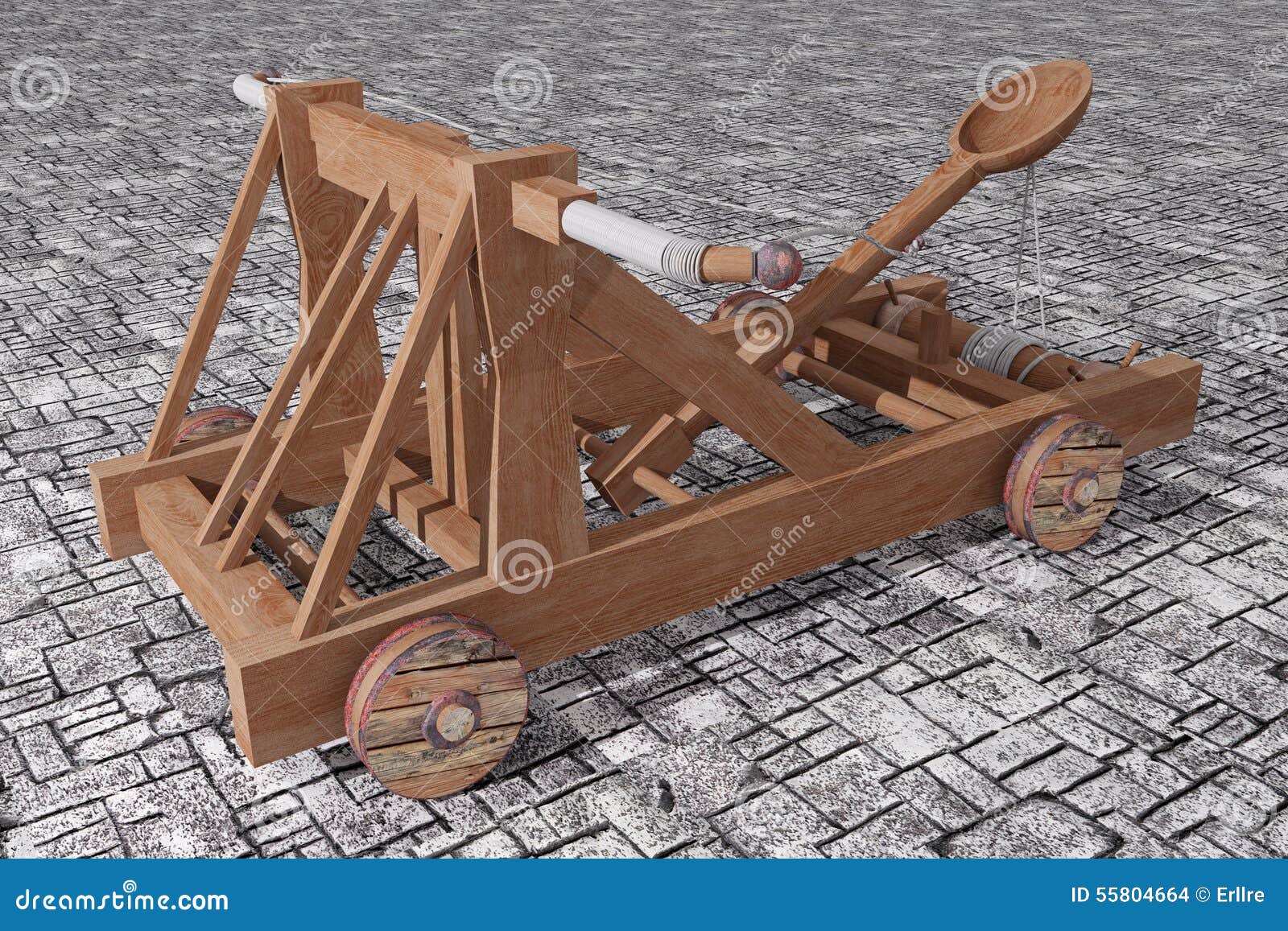 Catapult stock illustration. Illustration of history - 55804664