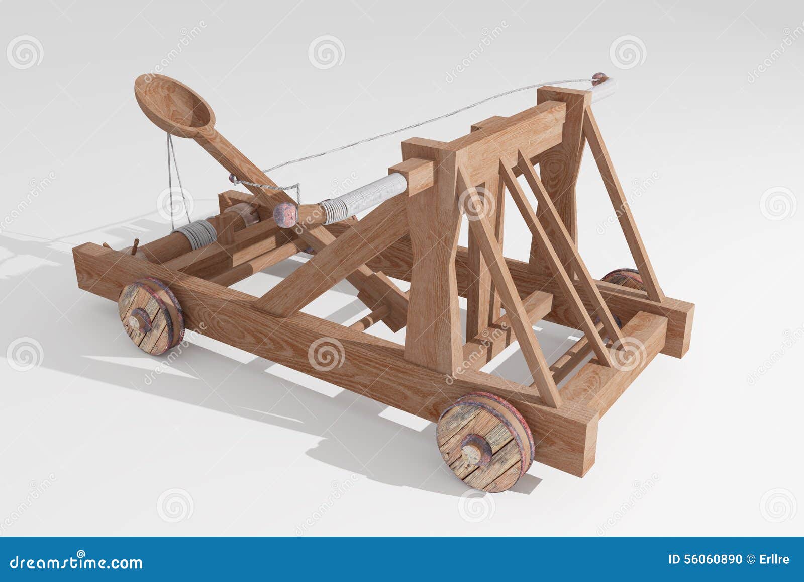 Catapult stock illustration. Illustration of wooden, antique - 56060890
