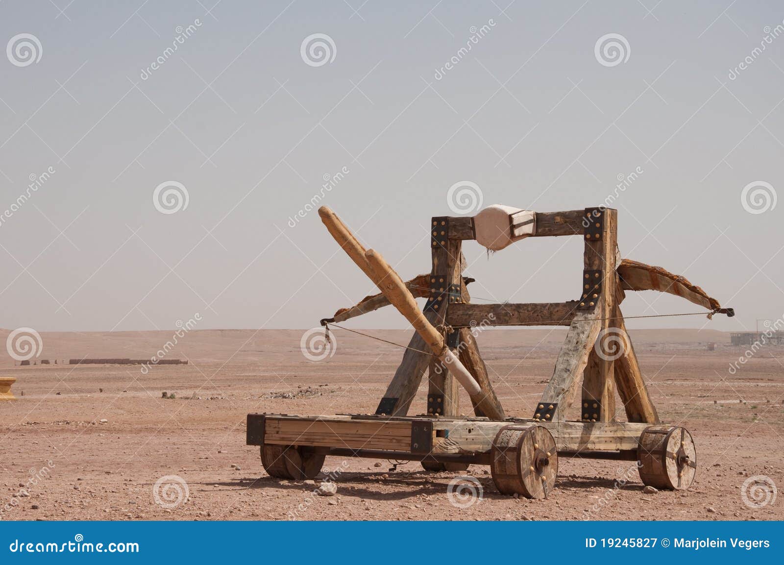 Catapult, Used for Many Films Stock Image - Image of ouarzazate, decay ...
