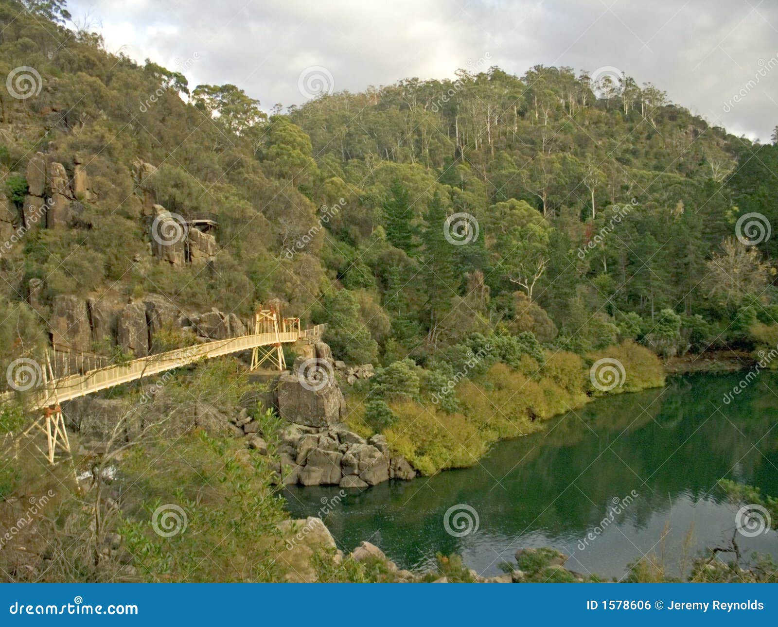 Cataract Gorge, Launceston, Tasmania Stock Photo - Image of river ...